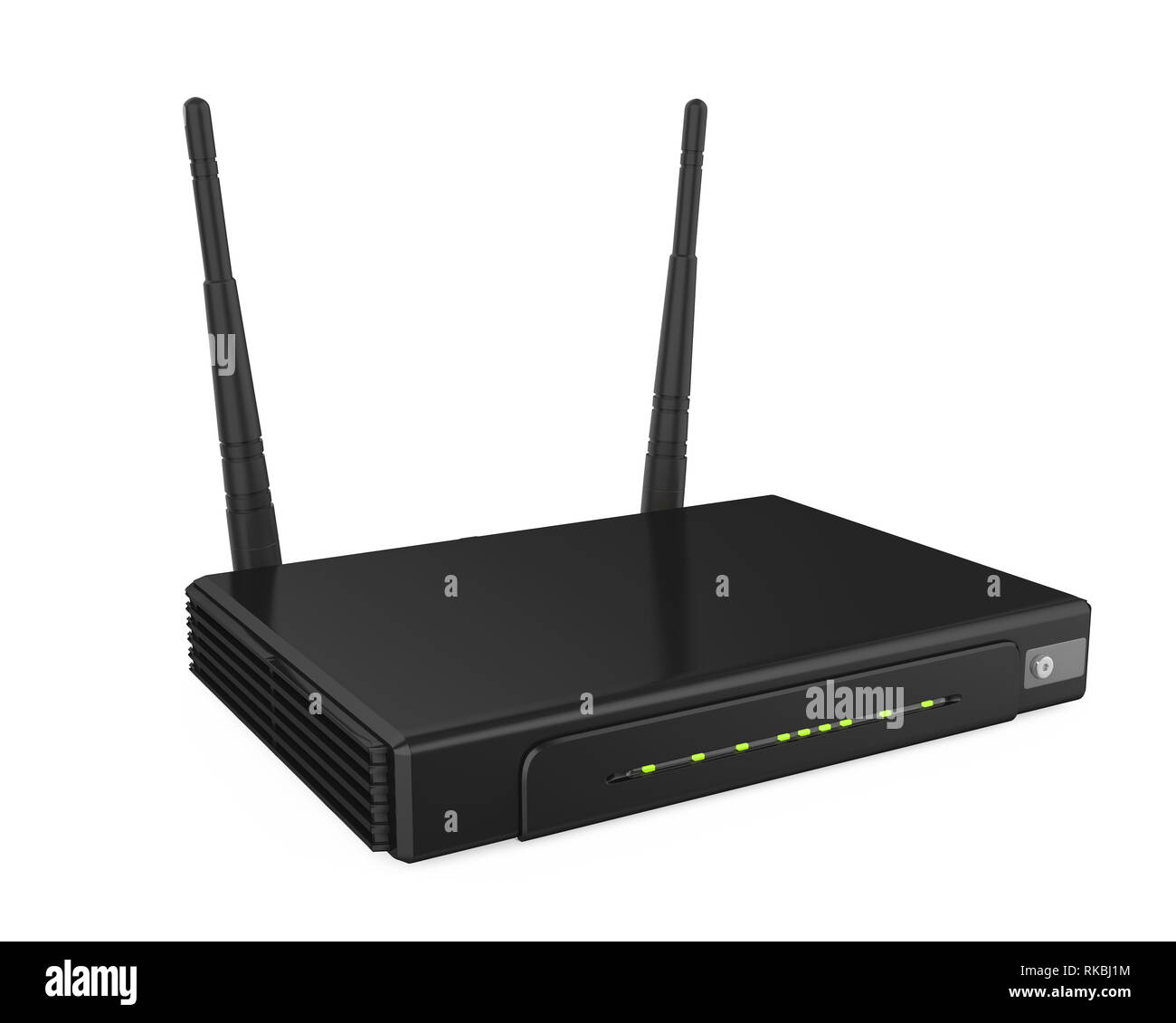 Wireless Wifi Router Isolated Stock Photo - Alamy