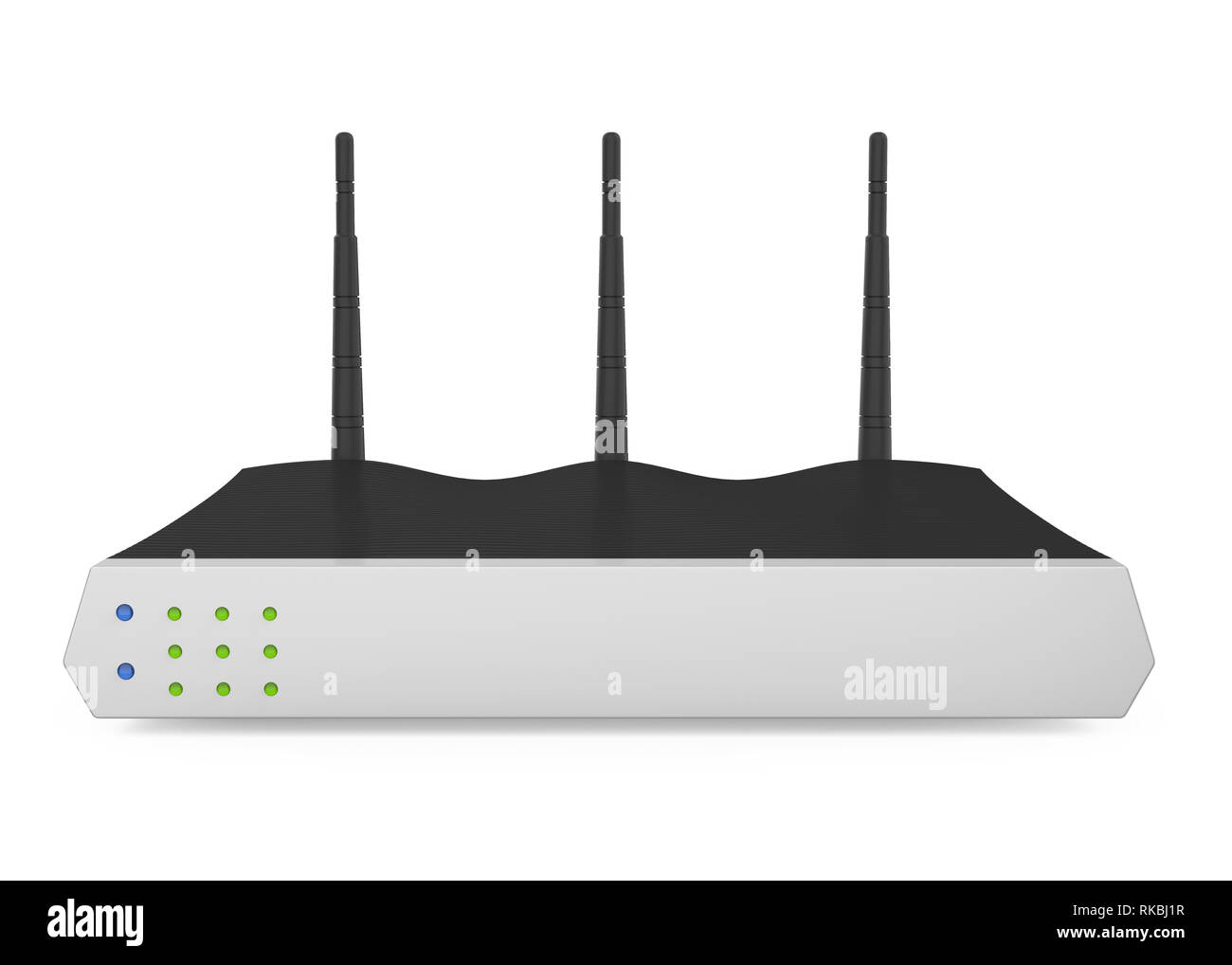 Wireless Wifi Router Isolated Stock Photo - Alamy