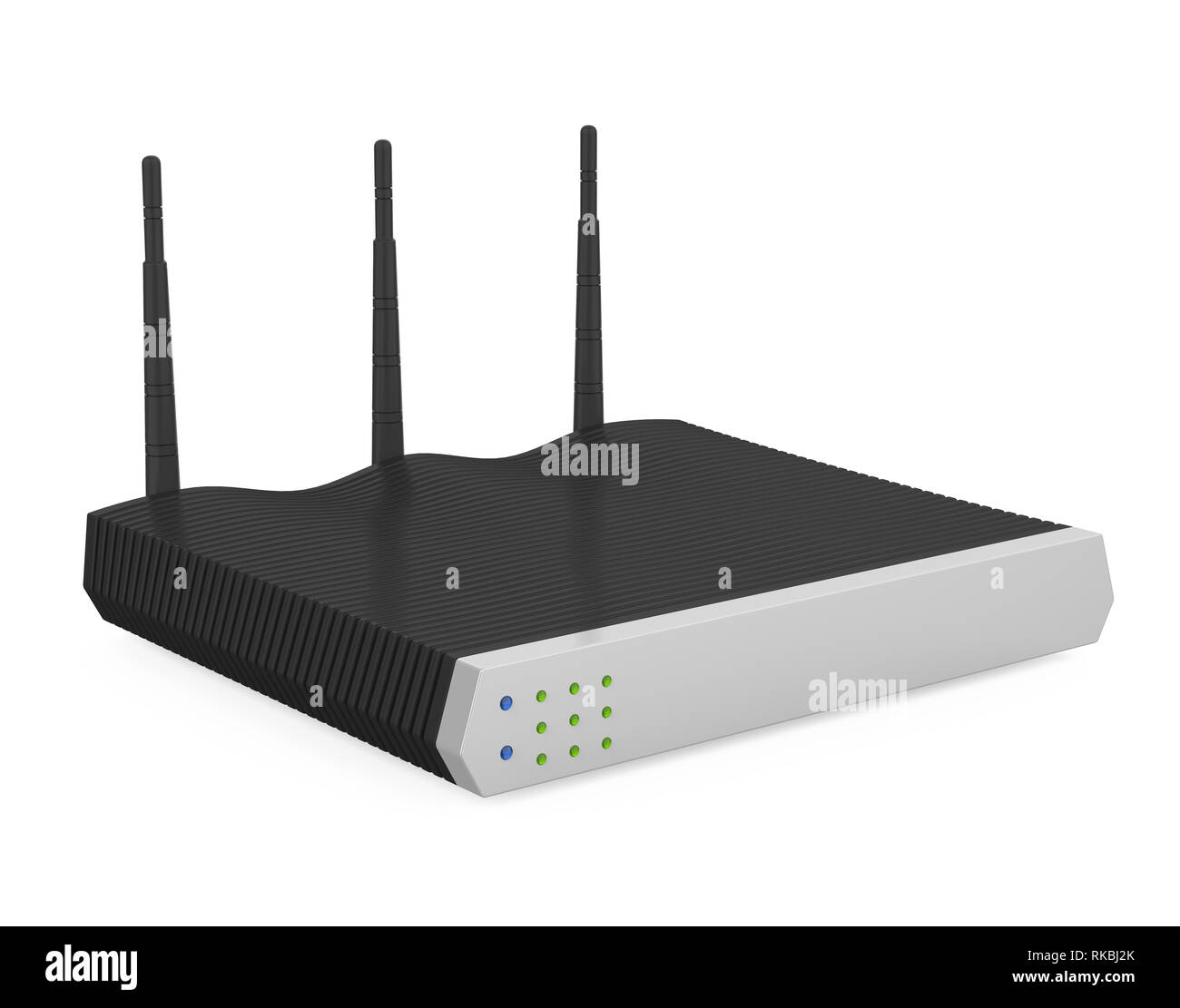 Wireless Wifi Router Isolated Stock Photo - Alamy