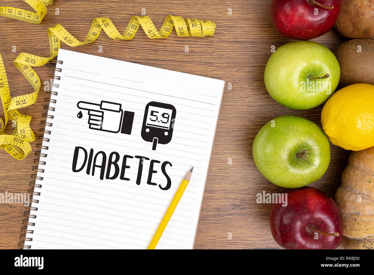 a diabetes test health Medical Concept Obesity blood test for diabetes ...