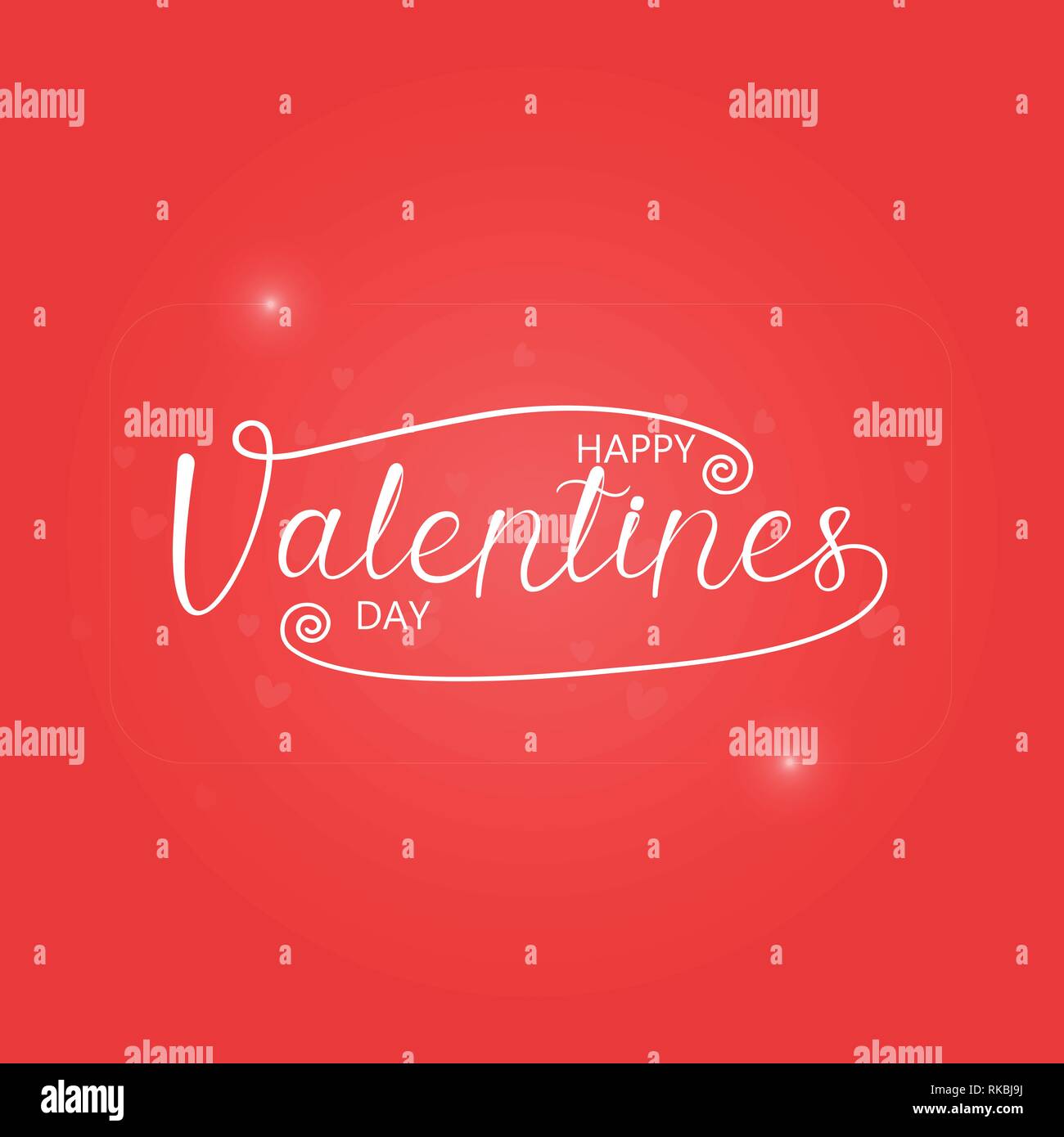 Happy Valentines Day Typography Poster.Handwritten Calligraphy Text ...