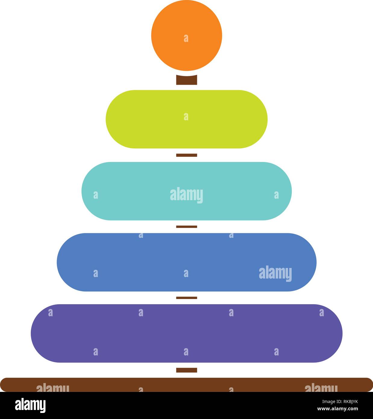 abstract cute toy on a white background, vector illustration design ...