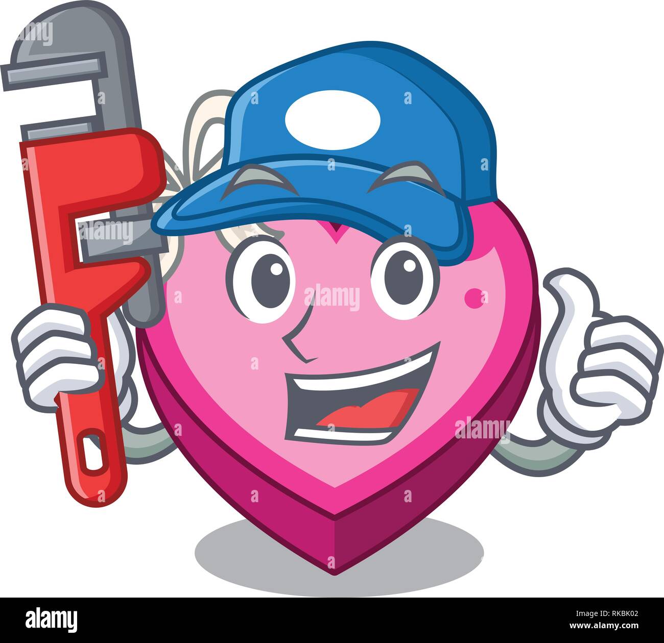 Plumber Heart Box In The Cartoon Sleep Stock Vector Image And Art Alamy