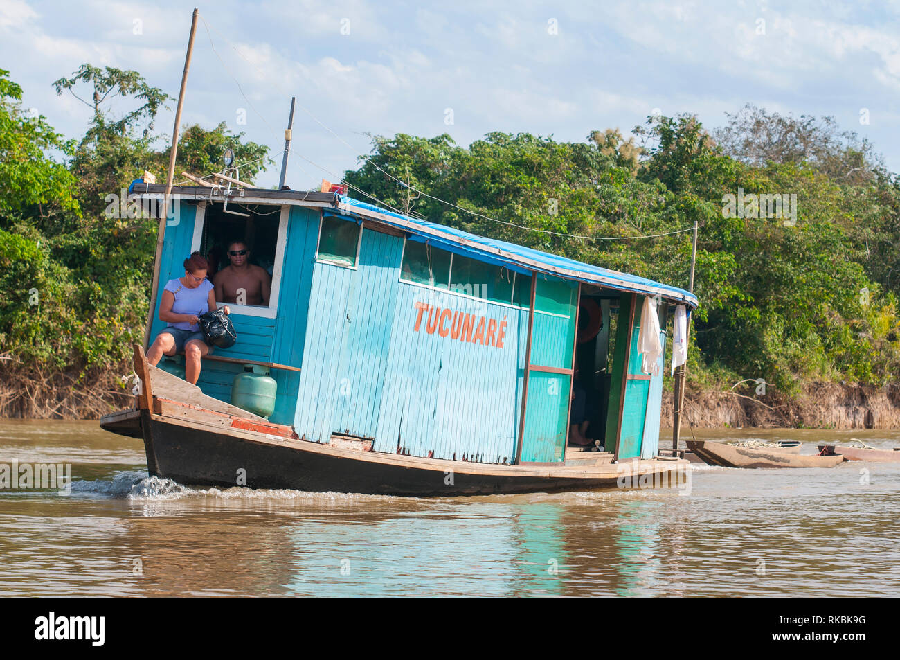 South america brazil pantanal boat hi-res stock photography and images ...