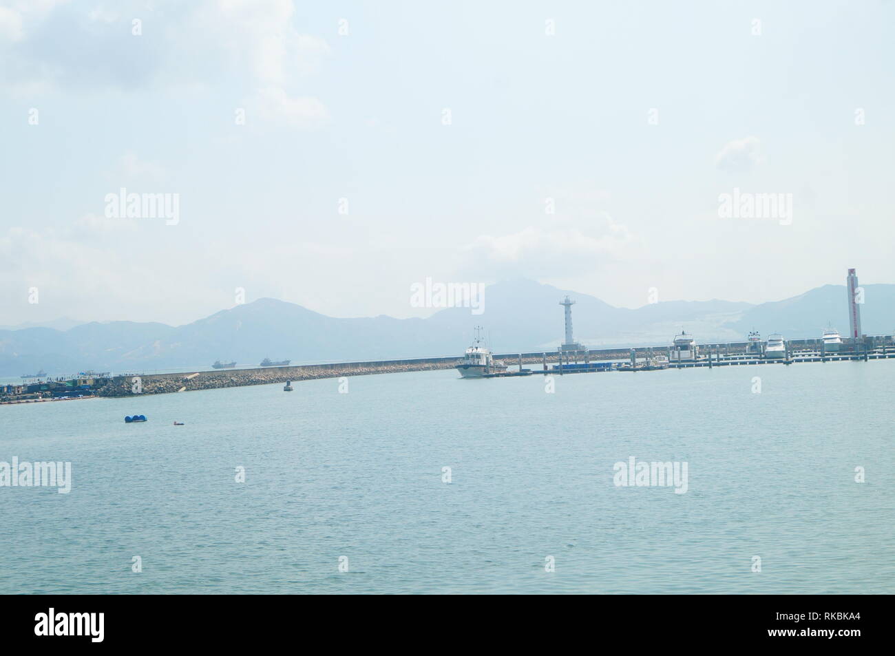 Shenzhen, China: the sea scenery of shekou port Stock Photo - Alamy