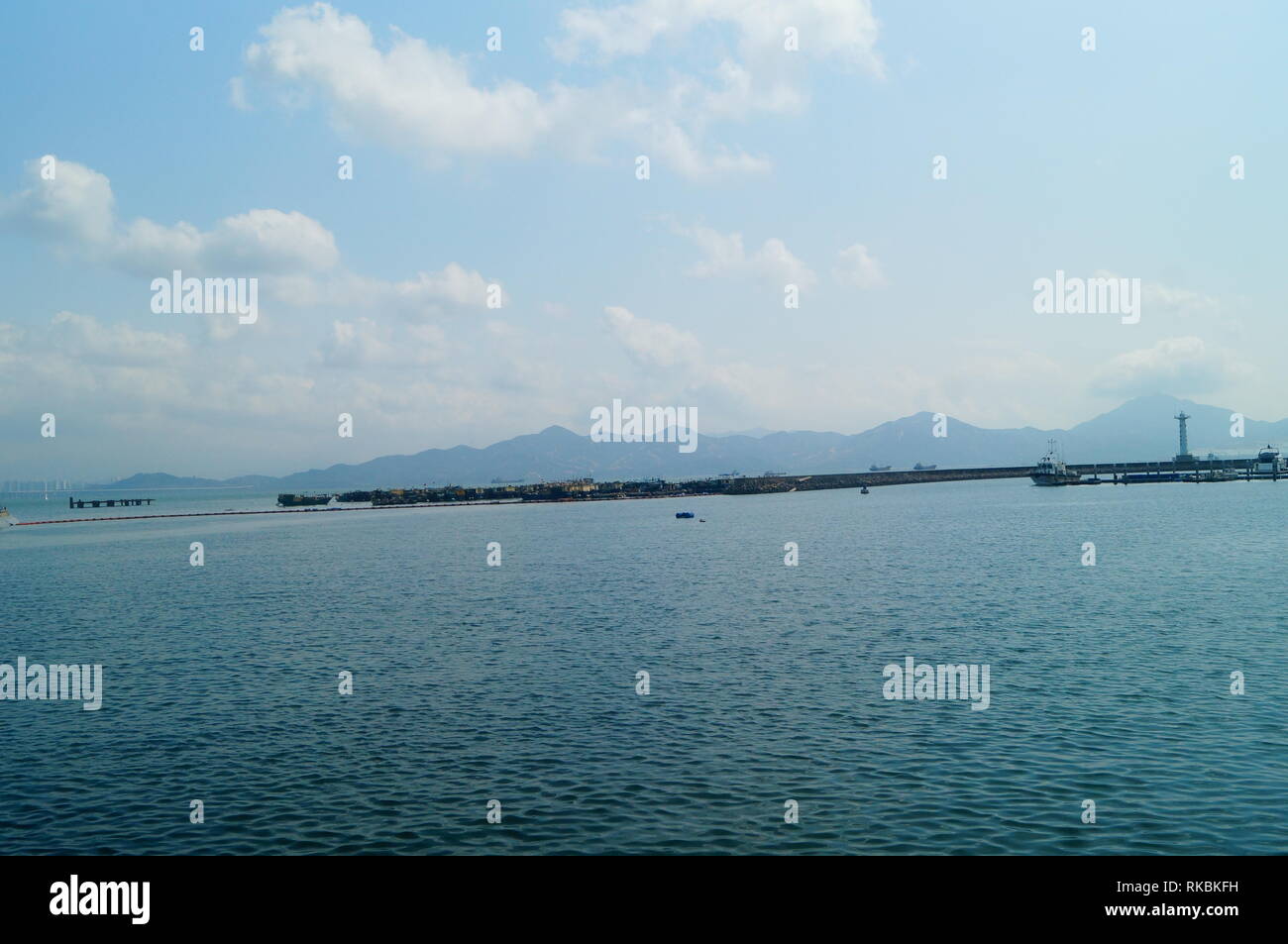 Shenzhen, China: the sea scenery of shekou port Stock Photo - Alamy