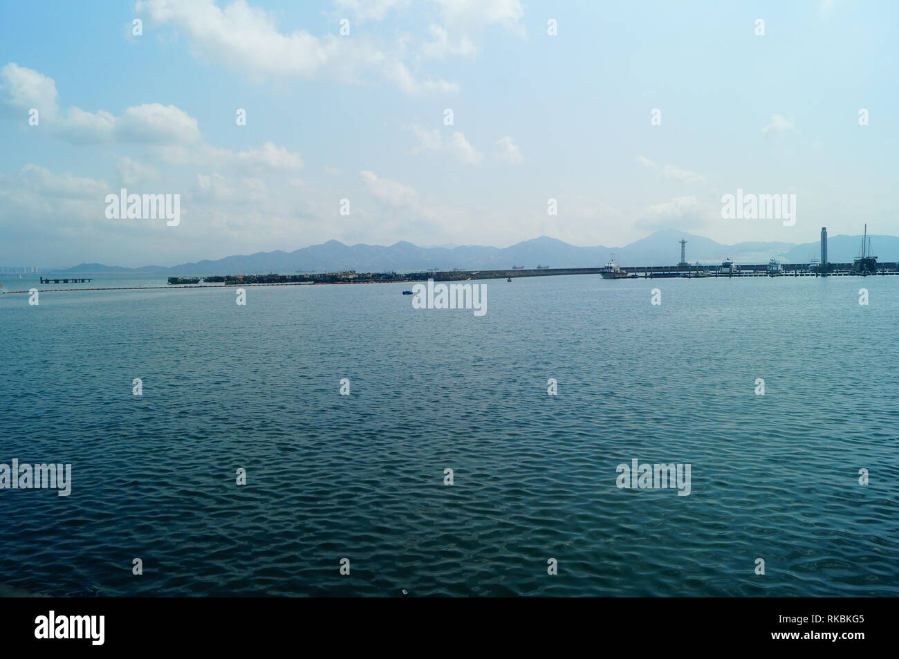 Shenzhen, China: the sea scenery of shekou port Stock Photo - Alamy