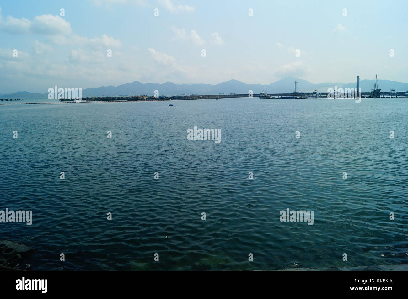 Shenzhen, China: the sea scenery of shekou port Stock Photo - Alamy