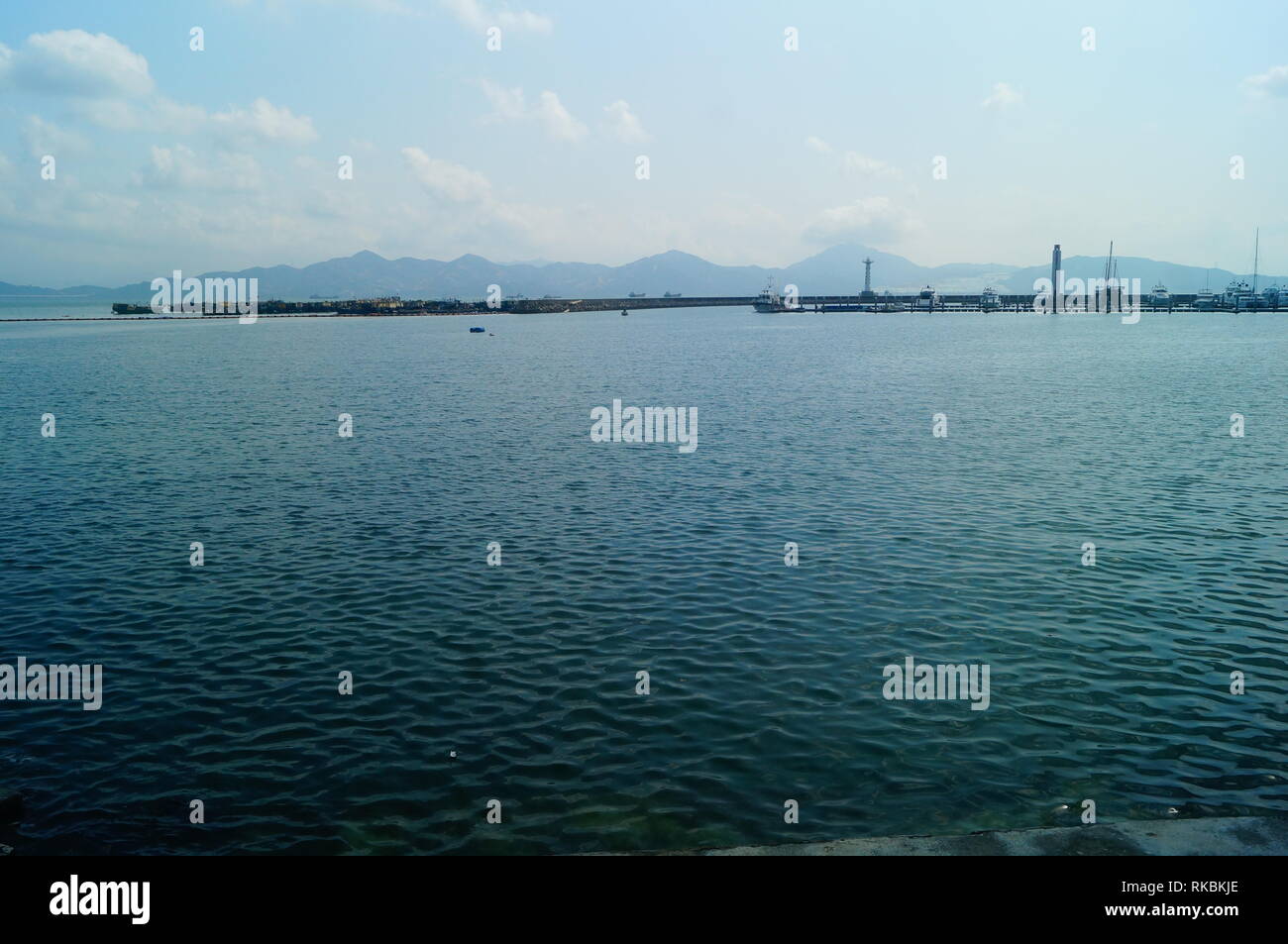 Shenzhen, China: the sea scenery of shekou port Stock Photo - Alamy