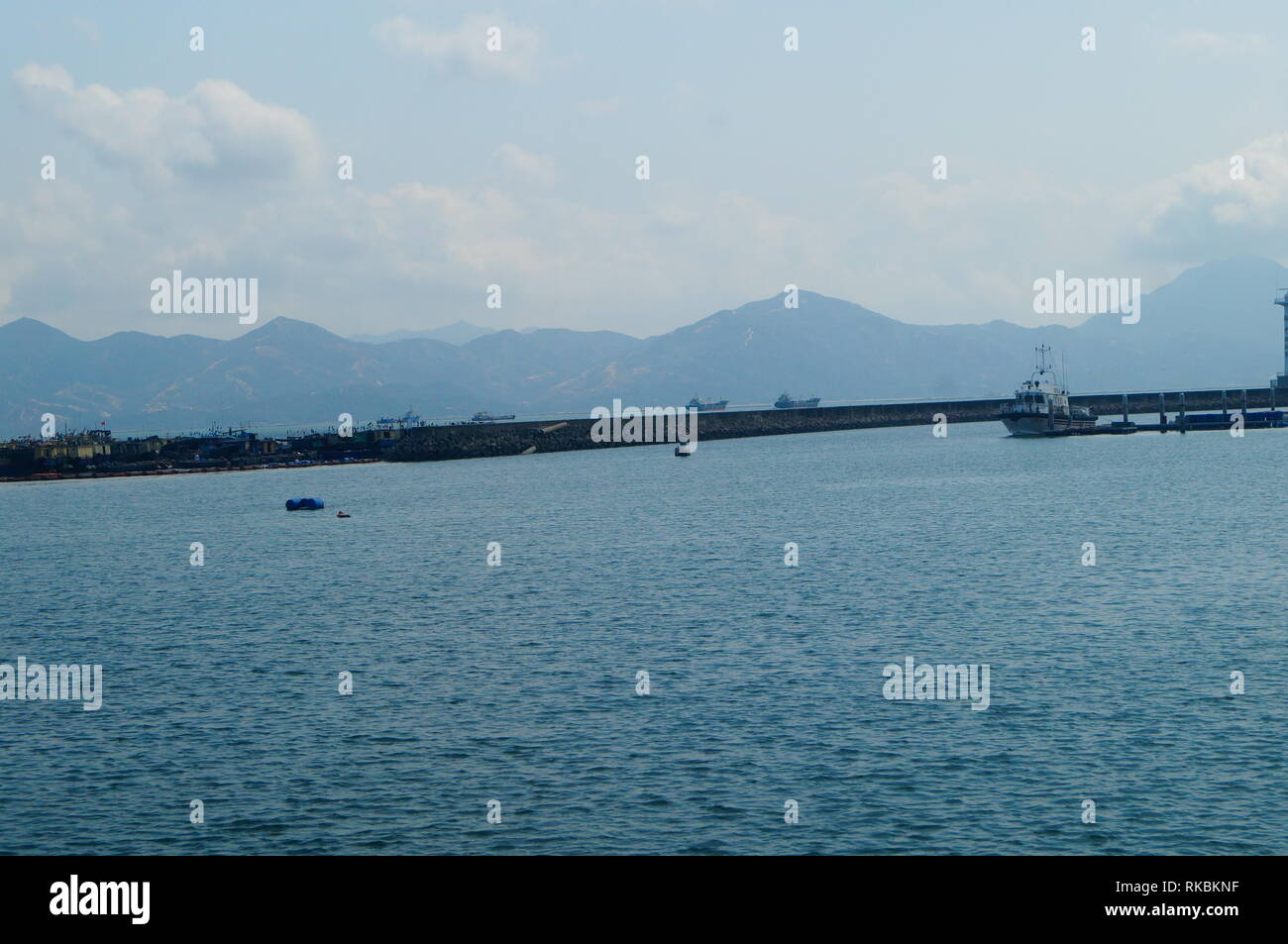 Shenzhen, China: the sea scenery of shekou port Stock Photo - Alamy