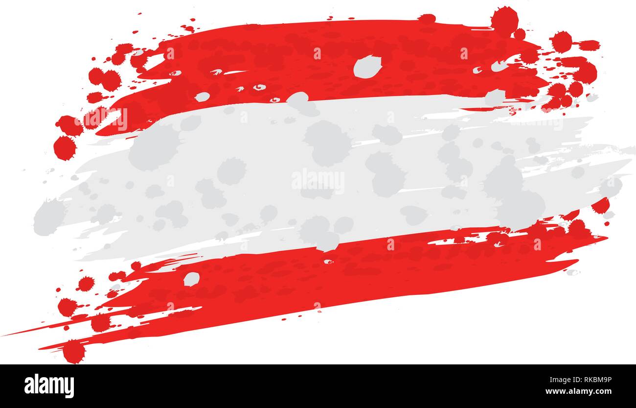 watercolor flag of Austria, vector illustration design Stock Vector ...