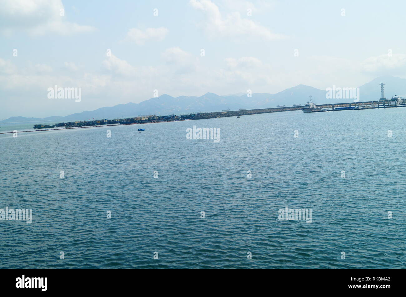 Shenzhen, China: the sea scenery of shekou port Stock Photo - Alamy