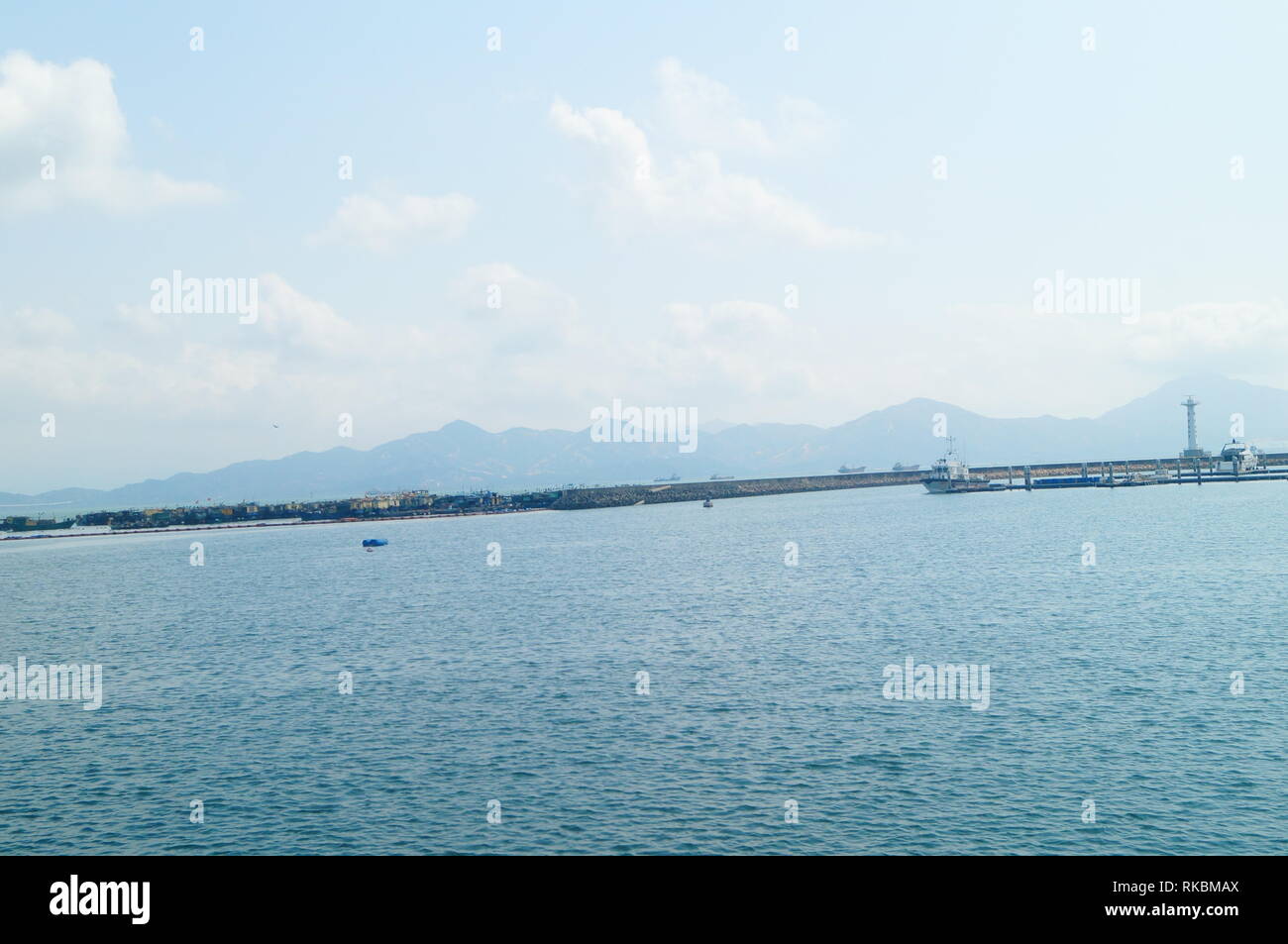 Shenzhen, China: the sea scenery of shekou port Stock Photo - Alamy