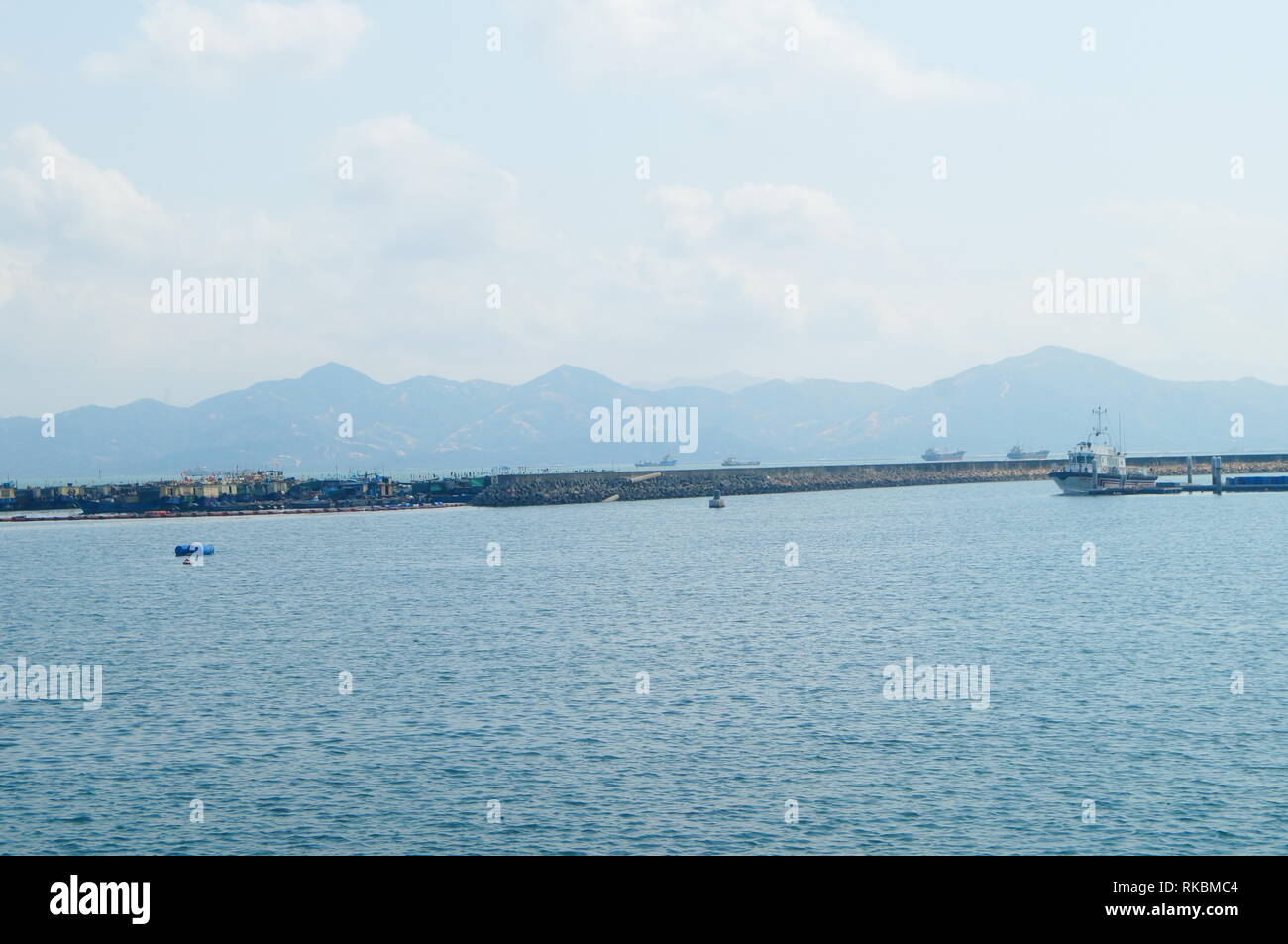 Shenzhen, China: the sea scenery of shekou port Stock Photo - Alamy