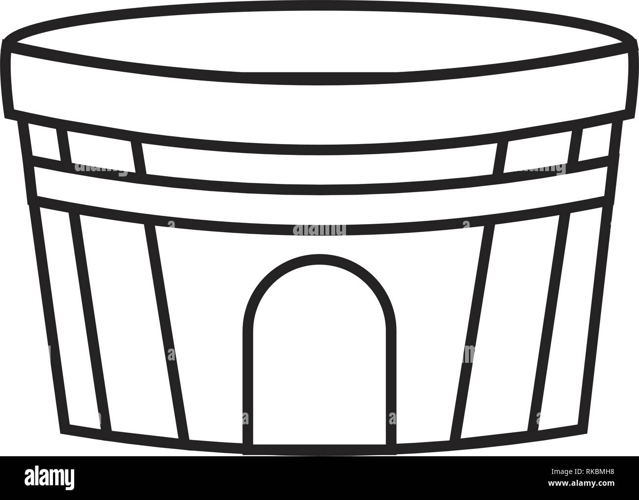 Abstract Cartoon stadium Stock Vector Image & Art - Alamy