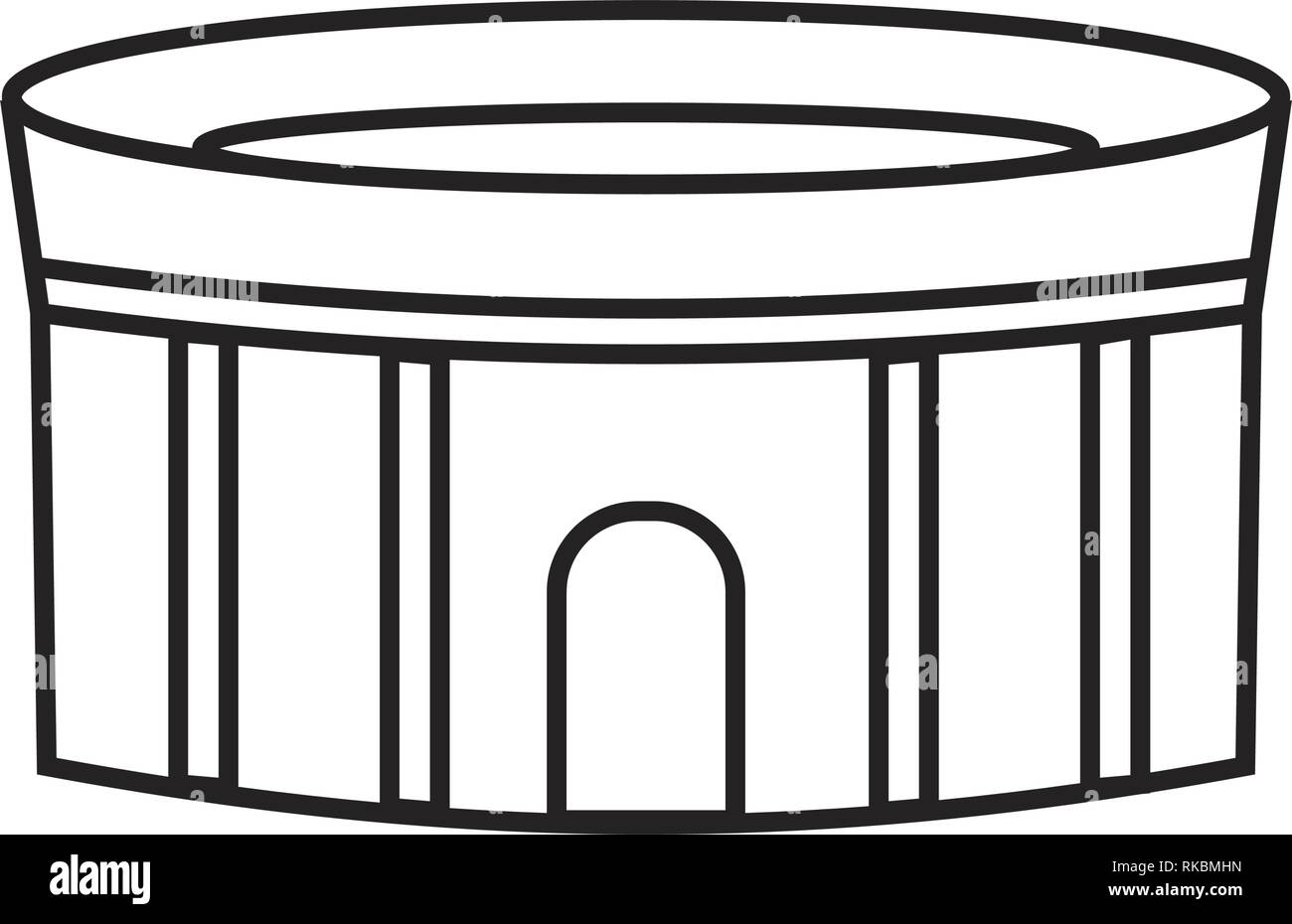 Abstract Cartoon stadium Stock Vector Image & Art - Alamy