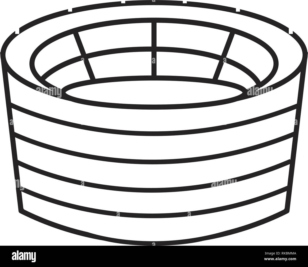 Abstract Cartoon stadium Stock Vector Image & Art - Alamy