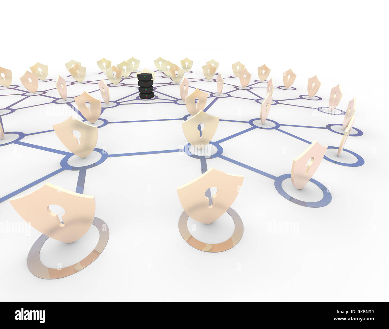 Data protection center internet Cut Out Stock Images & Pictures - Alamy