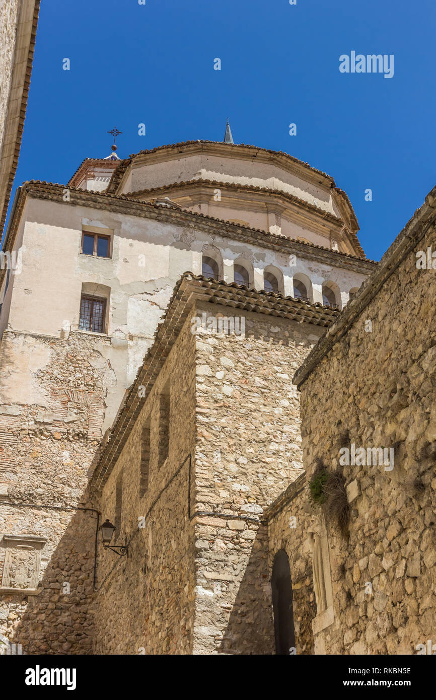Historic architecture in the old center of Cuenca, Spain Stock Photo ...