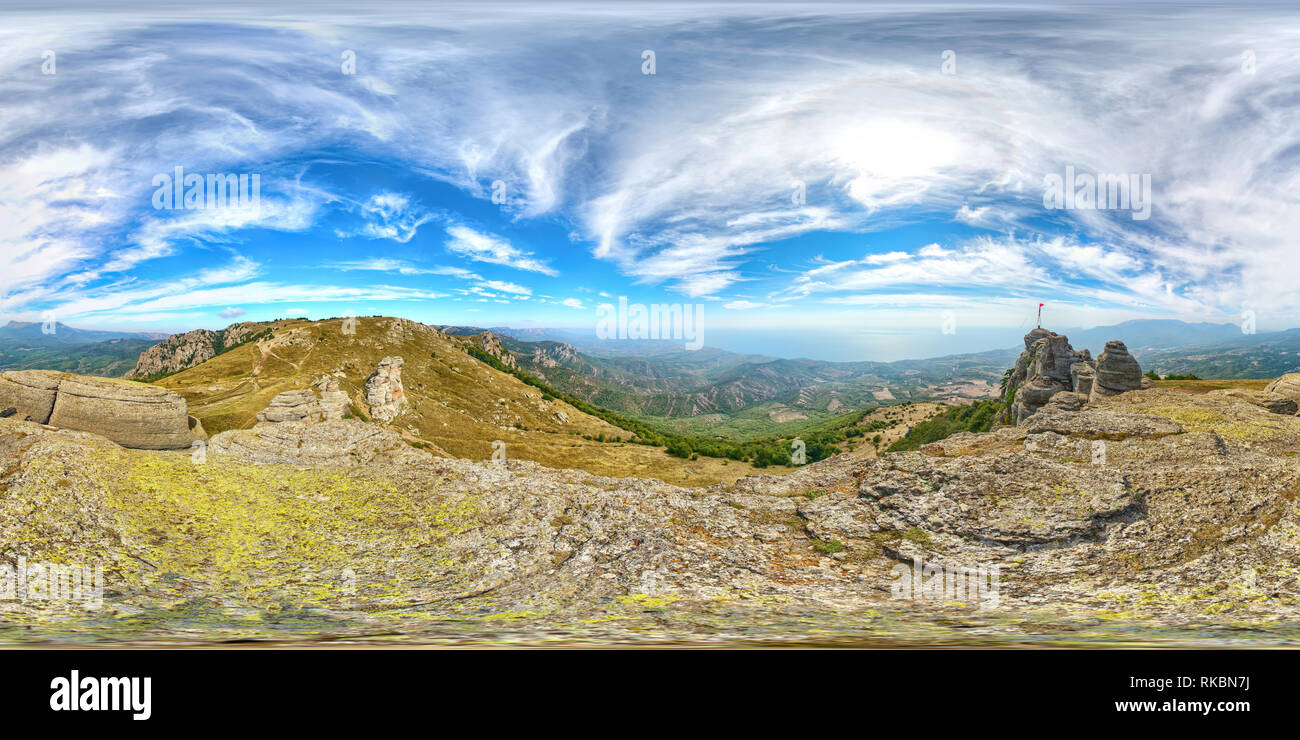 Mountain horizon 360 hi-res stock photography and images - Alamy