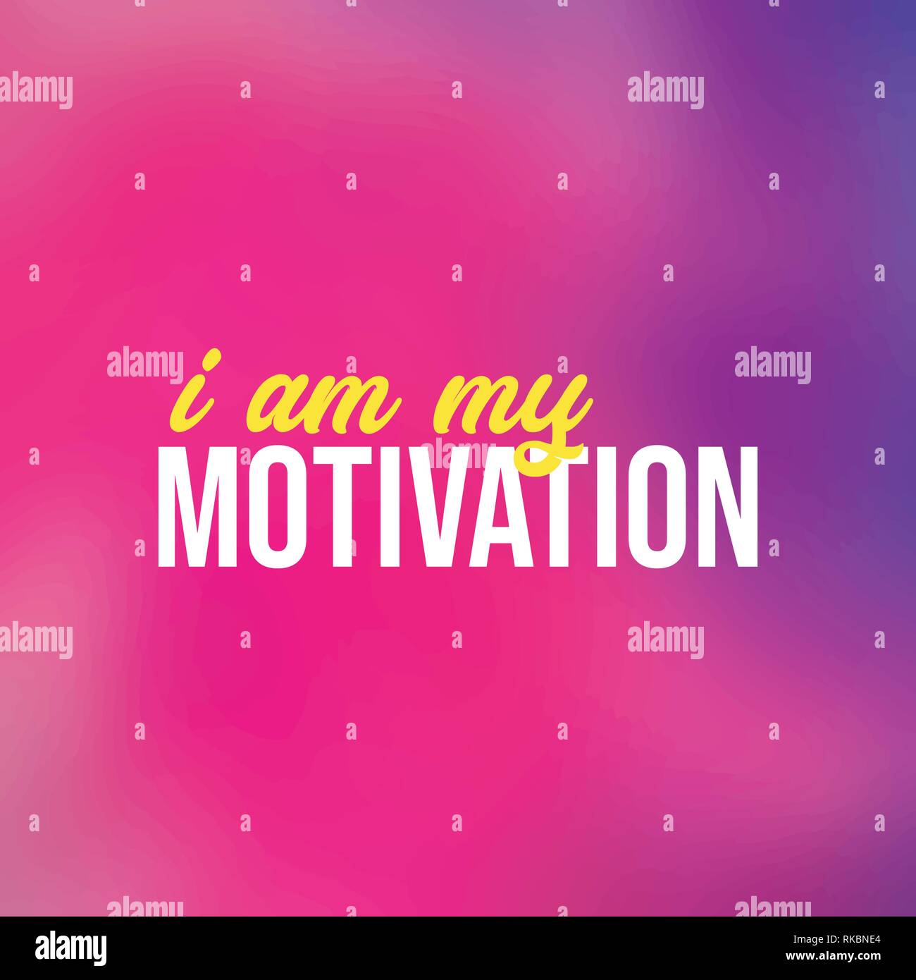 i am my motivation. Motivation quote with modern background vector ...