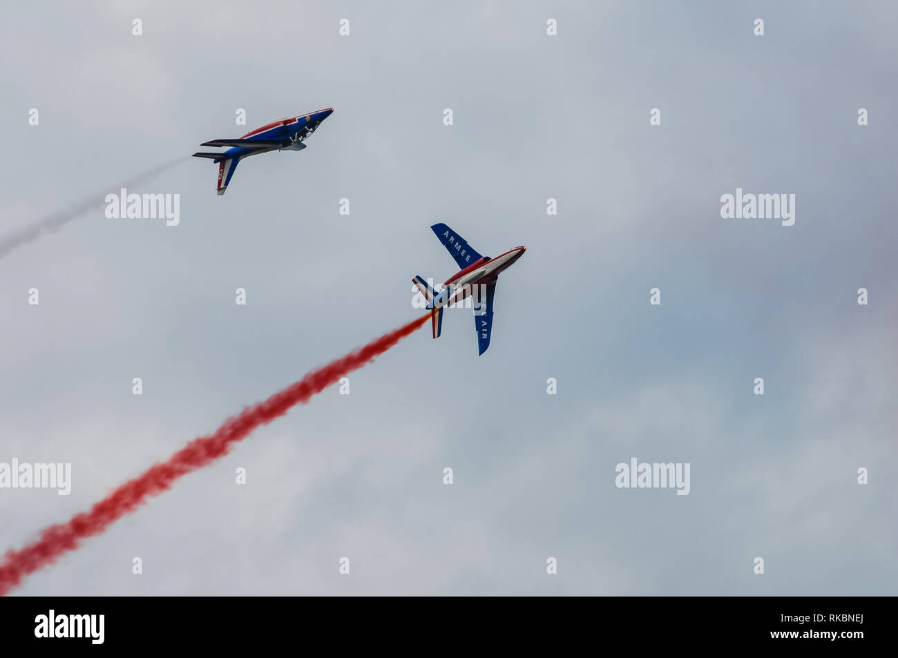 Moscow, Russia - February 23, 2010: Airshow at the airport near Moscow ...