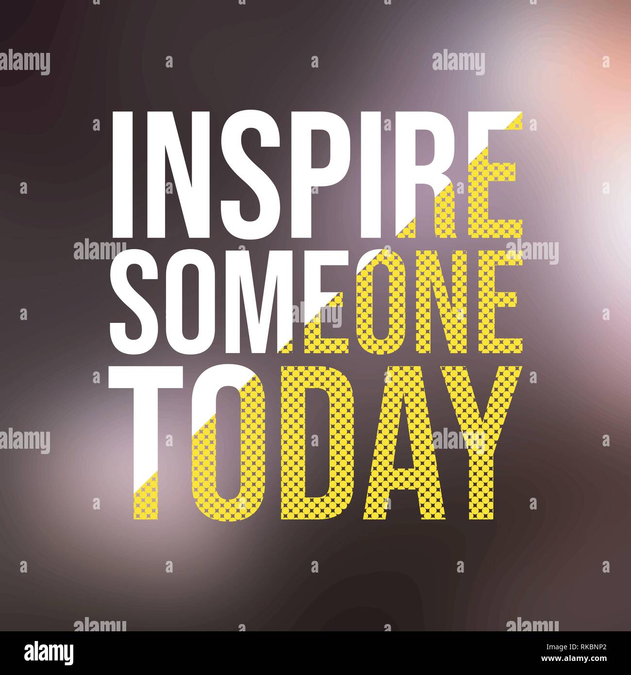 inspire someone today. successful quote with modern background vector ...