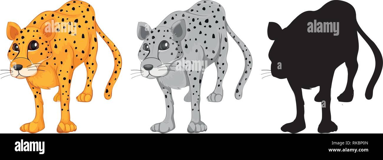 Leopard character hi-res stock photography and images - Alamy