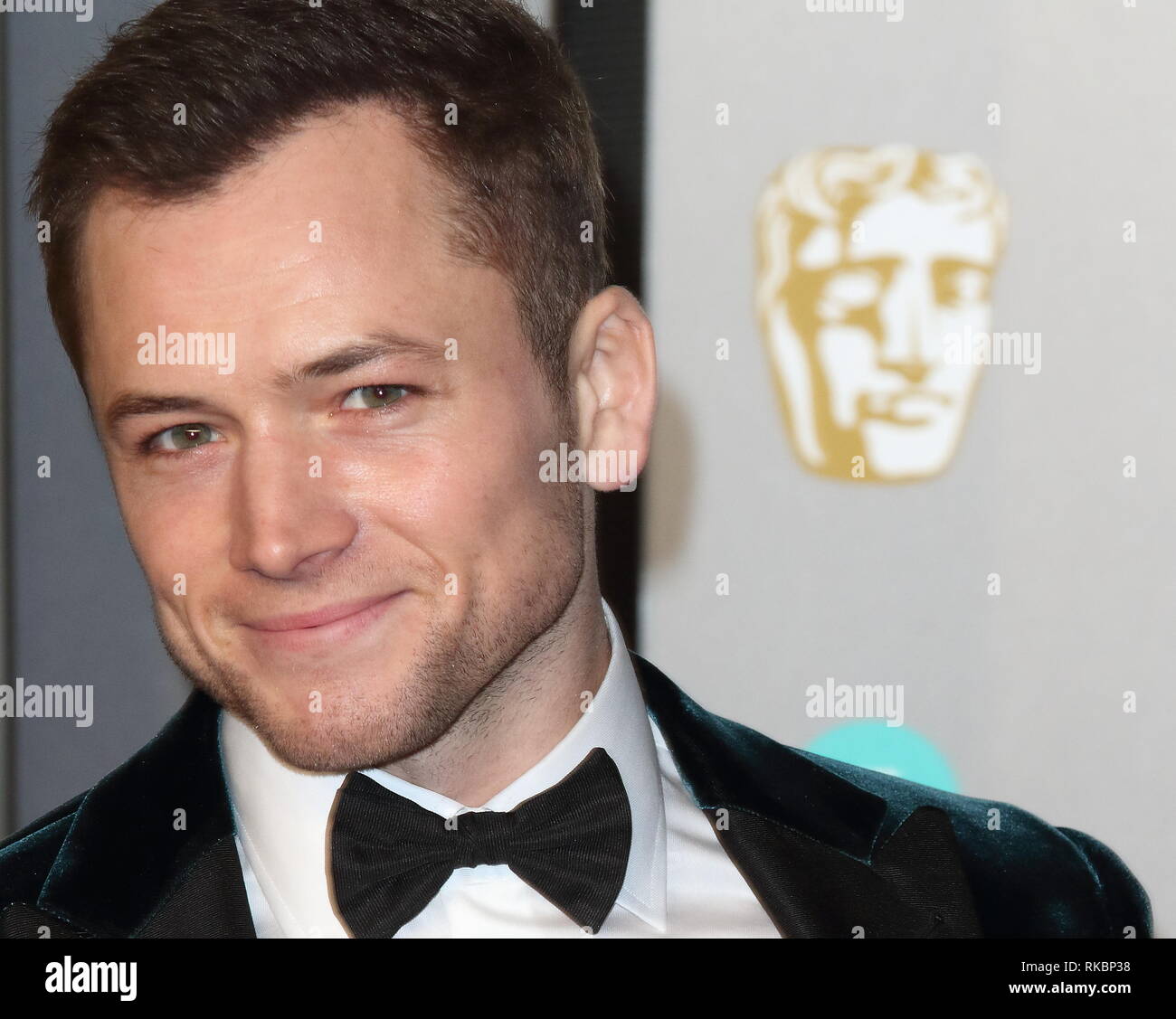 Taron Egerton at the EE British Academy Film Awards at the Royal Albert ...