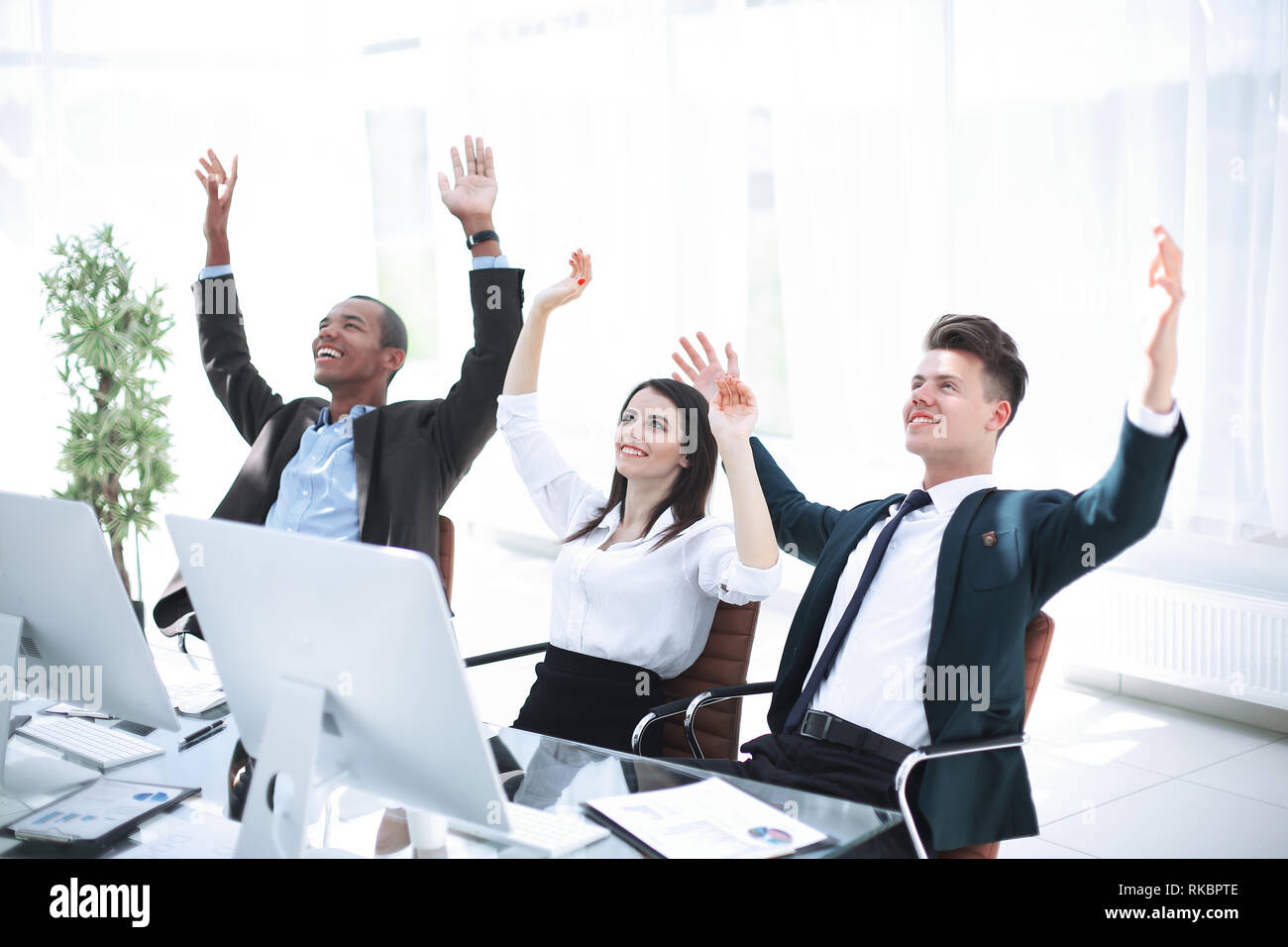 Happy debate hi-res stock photography and images - Alamy