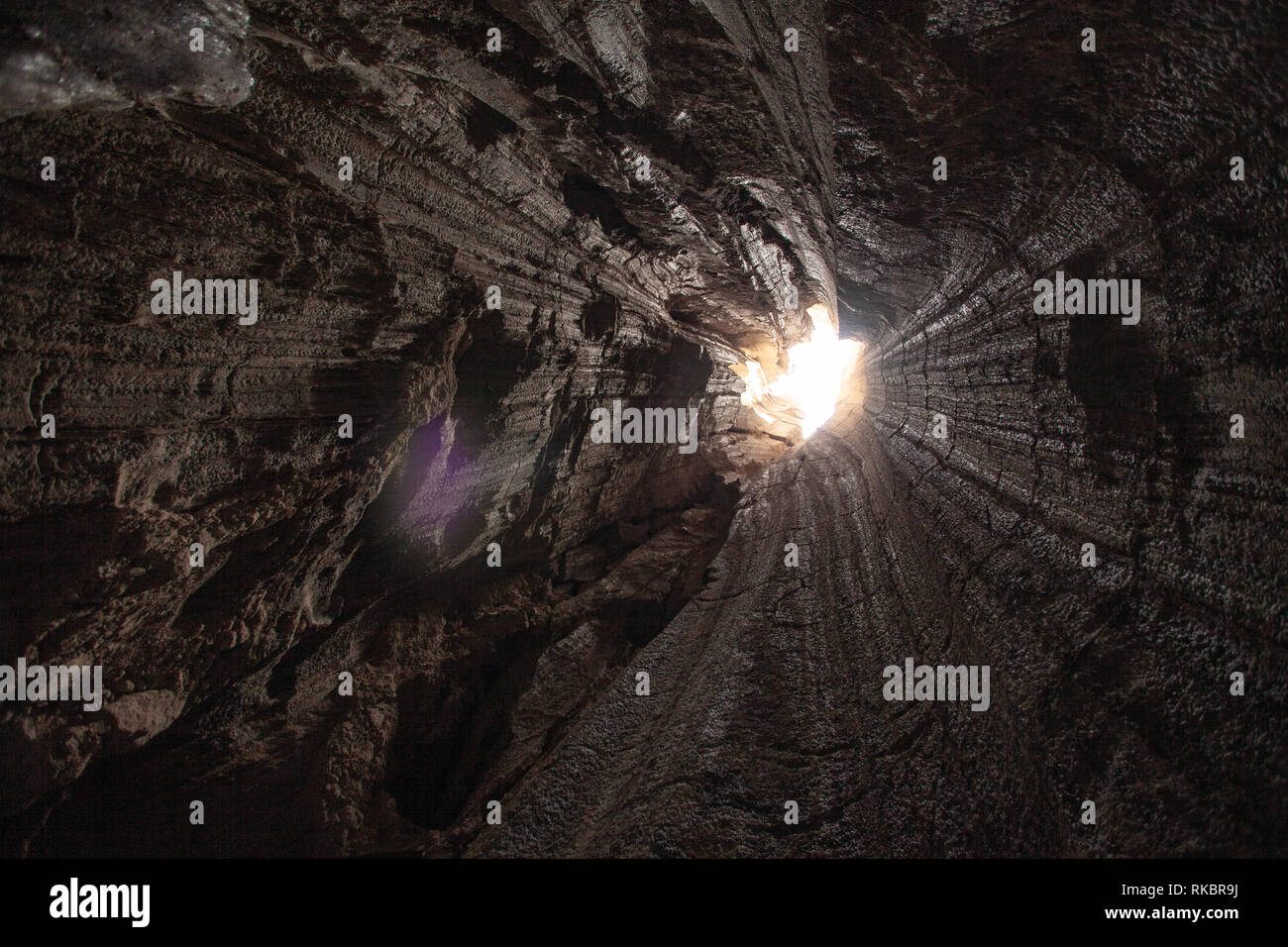 Salt cave in Mount Sodom Stock Photo - Alamy