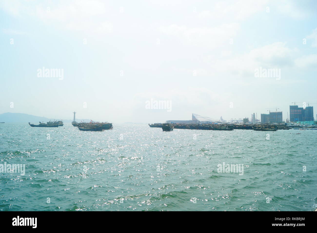 Shenzhen, China: the sea scenery of shekou port Stock Photo - Alamy