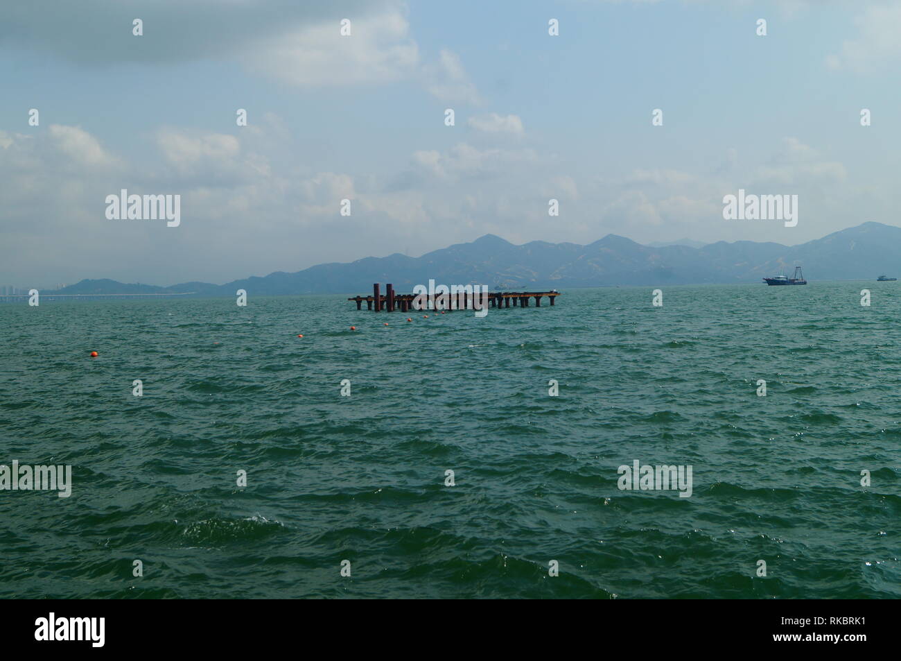 Shenzhen, China: the sea scenery of shekou port Stock Photo - Alamy