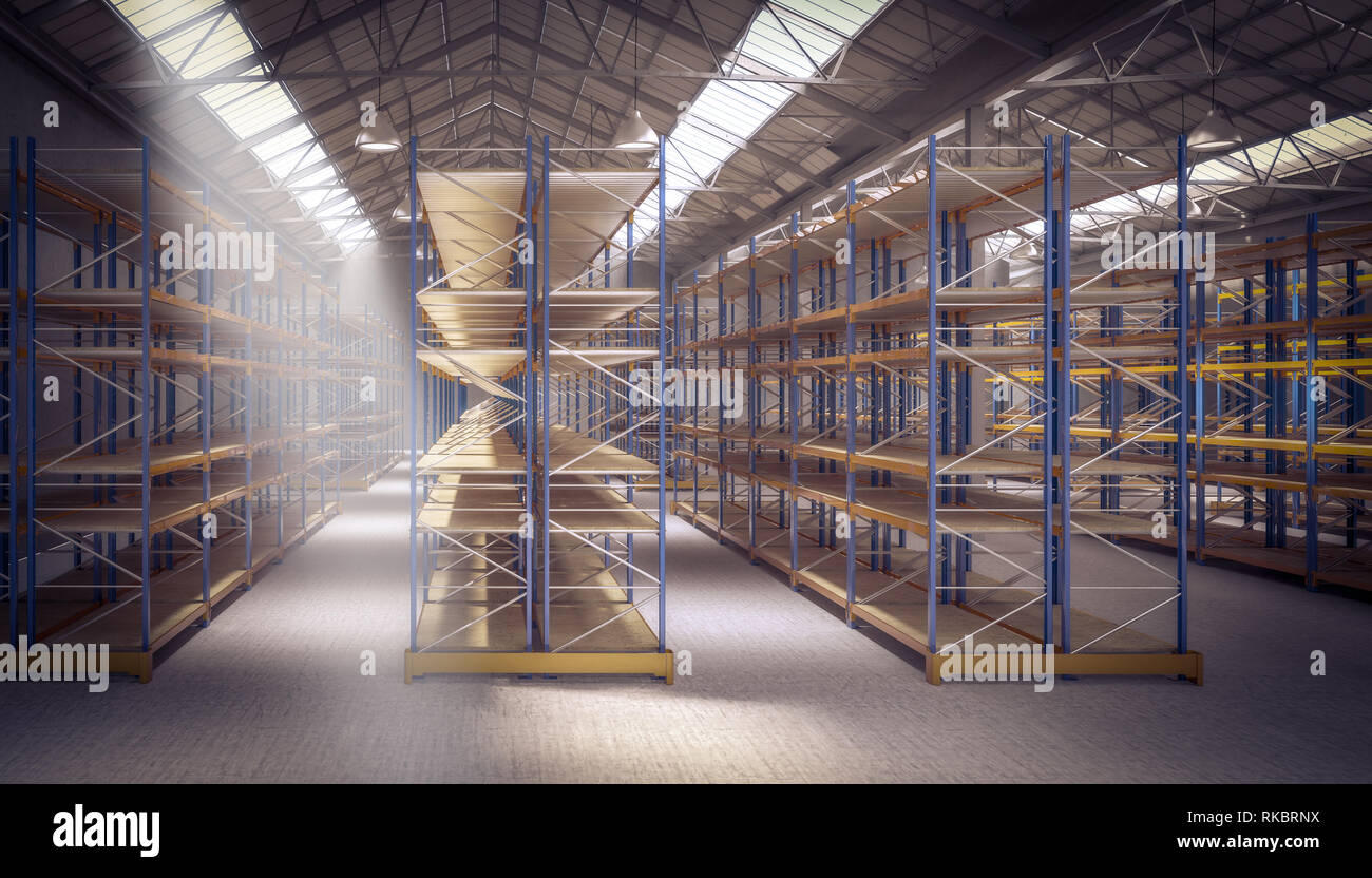Empty warehouse hi-res stock photography and images - Alamy