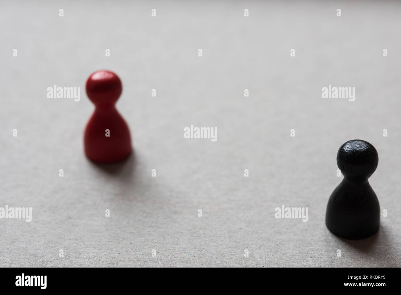 Wooden figures in different colors Stock Photo - Alamy