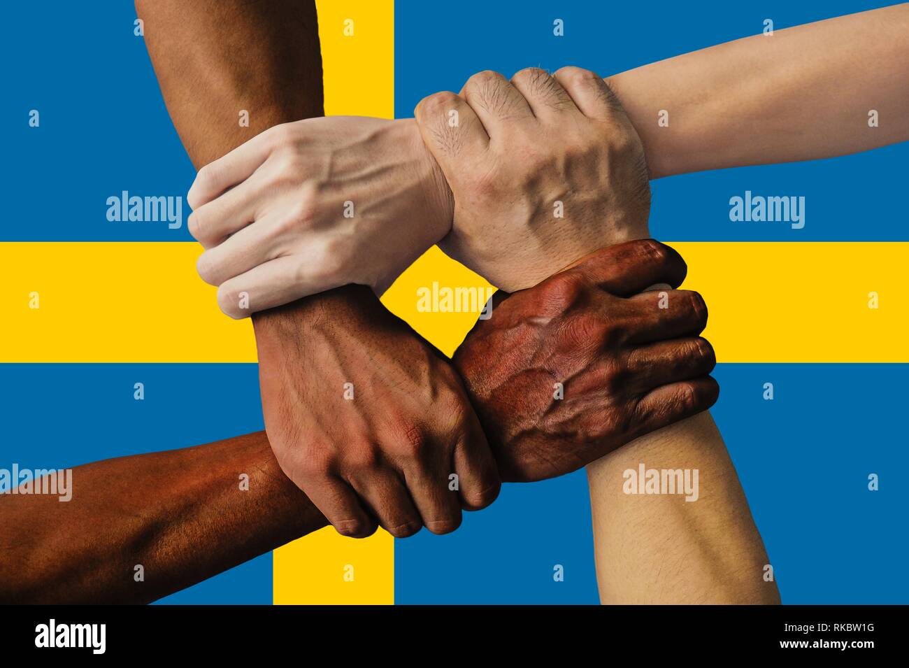Sweden Flag People High Resolution Stock Photography and Images - Alamy