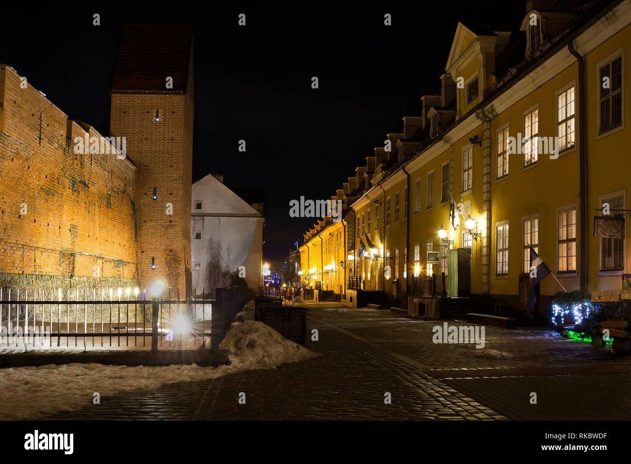 Ancient fortification wall in old Riga - famous European city where ...