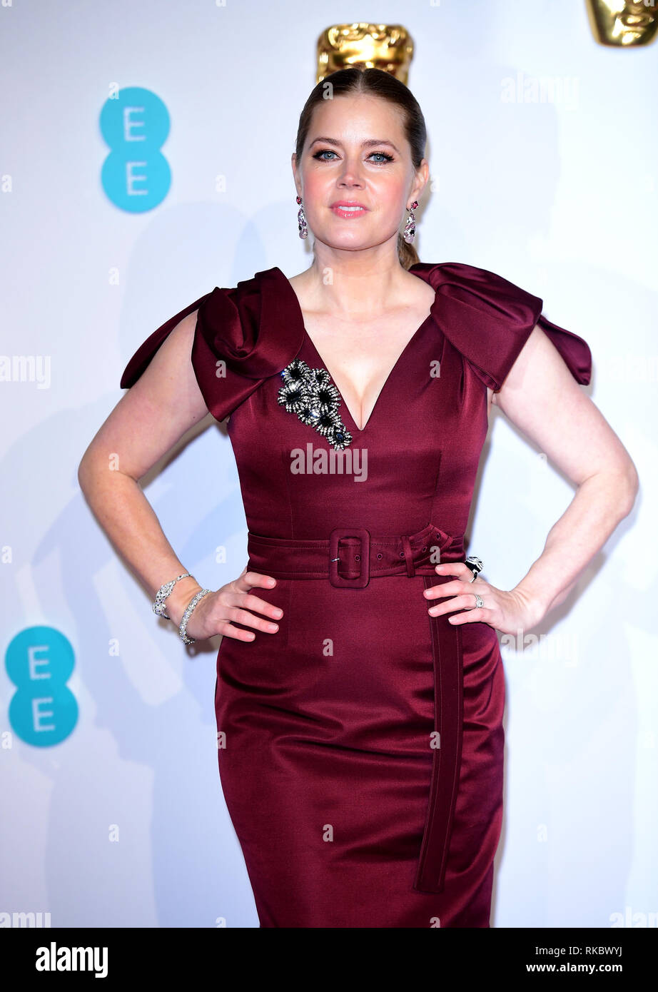 Amy Adams attending the 72nd British Academy Film Awards held at the ...