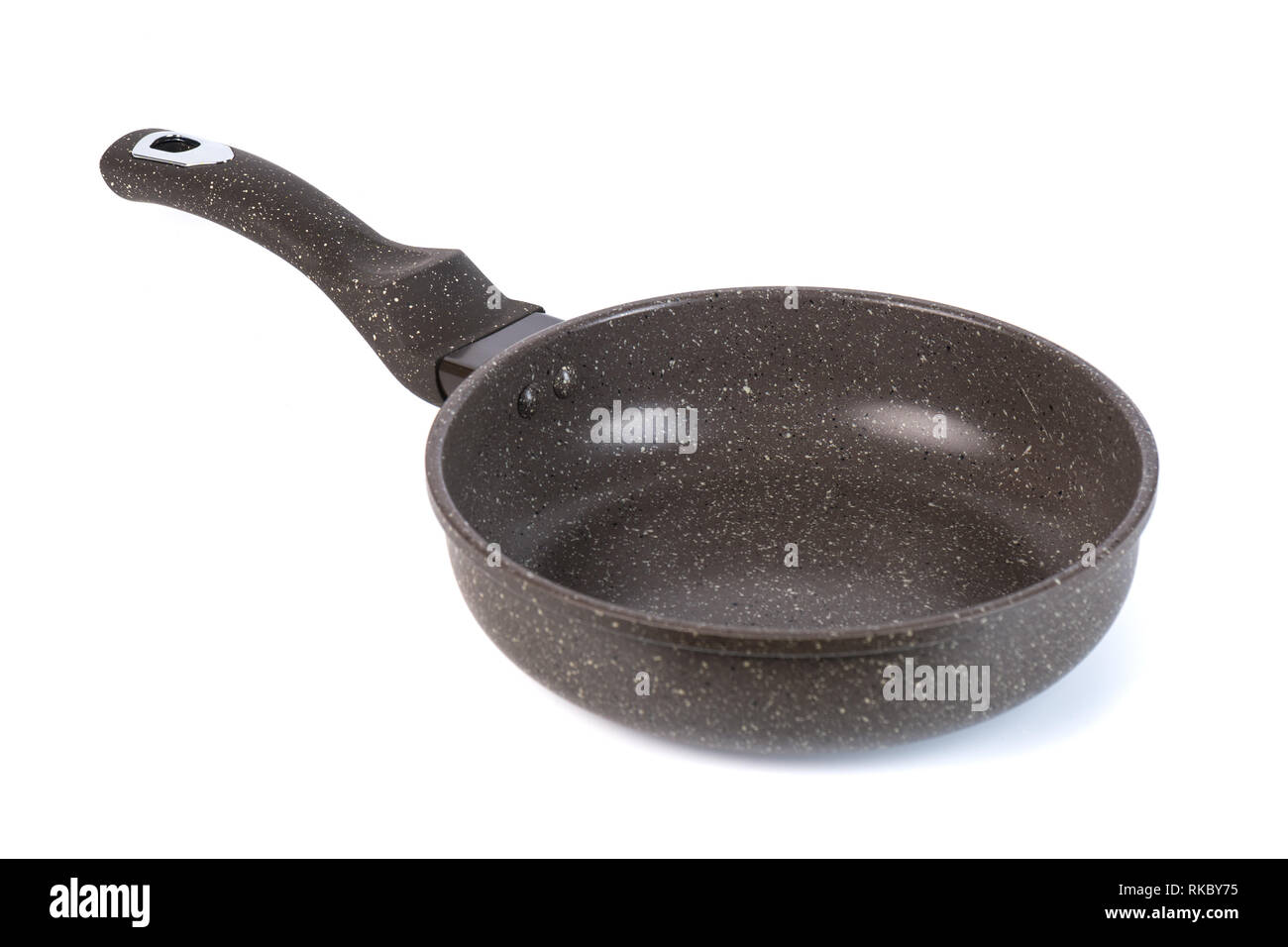 New Frying pan isolated on white background Stock Photo - Alamy