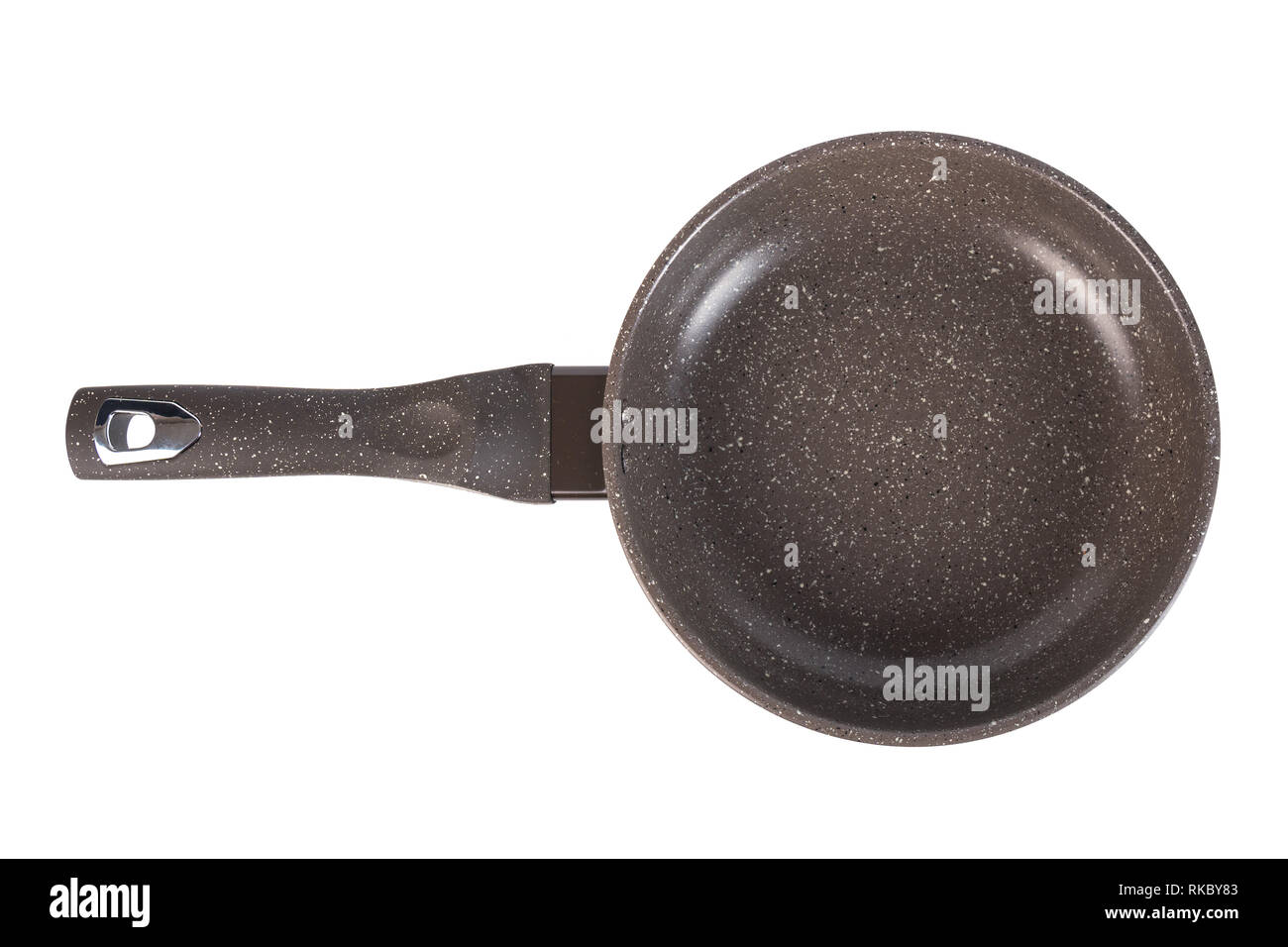 New Frying pan isolated on white background Stock Photo - Alamy
