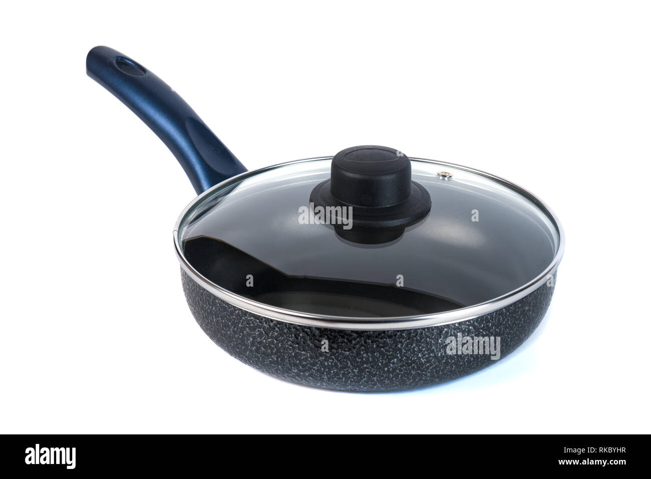 New Frying pan isolated on white background Stock Photo - Alamy