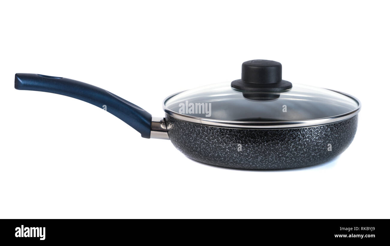 New Frying pan isolated on white background Stock Photo - Alamy