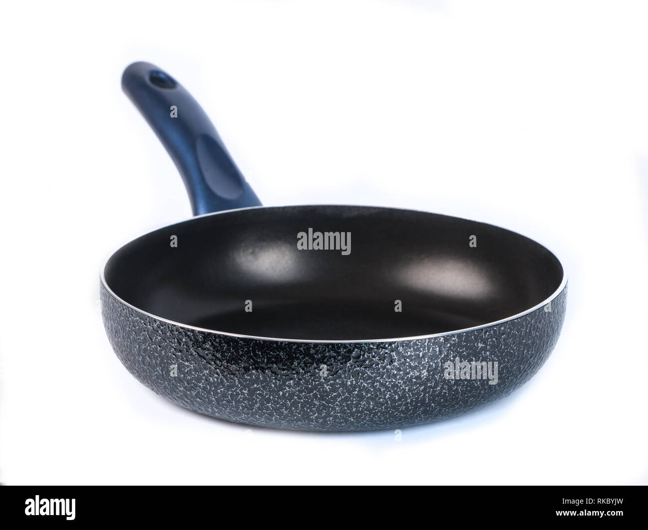 New Frying pan isolated on white background Stock Photo - Alamy