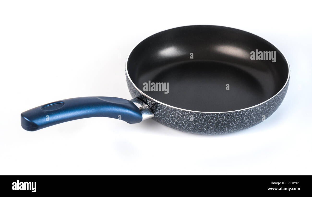 New Frying pan isolated on white background Stock Photo - Alamy