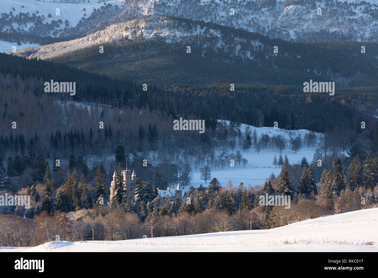 Balmoral castle snow hi-res stock photography and images - Alamy