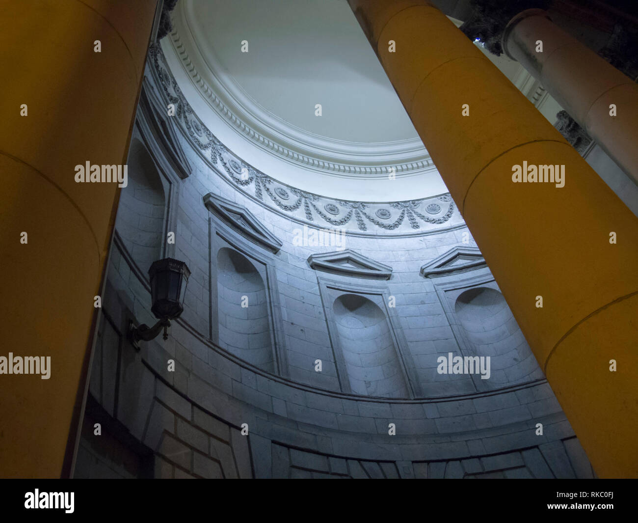 Architectural detail in the Four Courts Dublin Ireland Stock Photo - Alamy