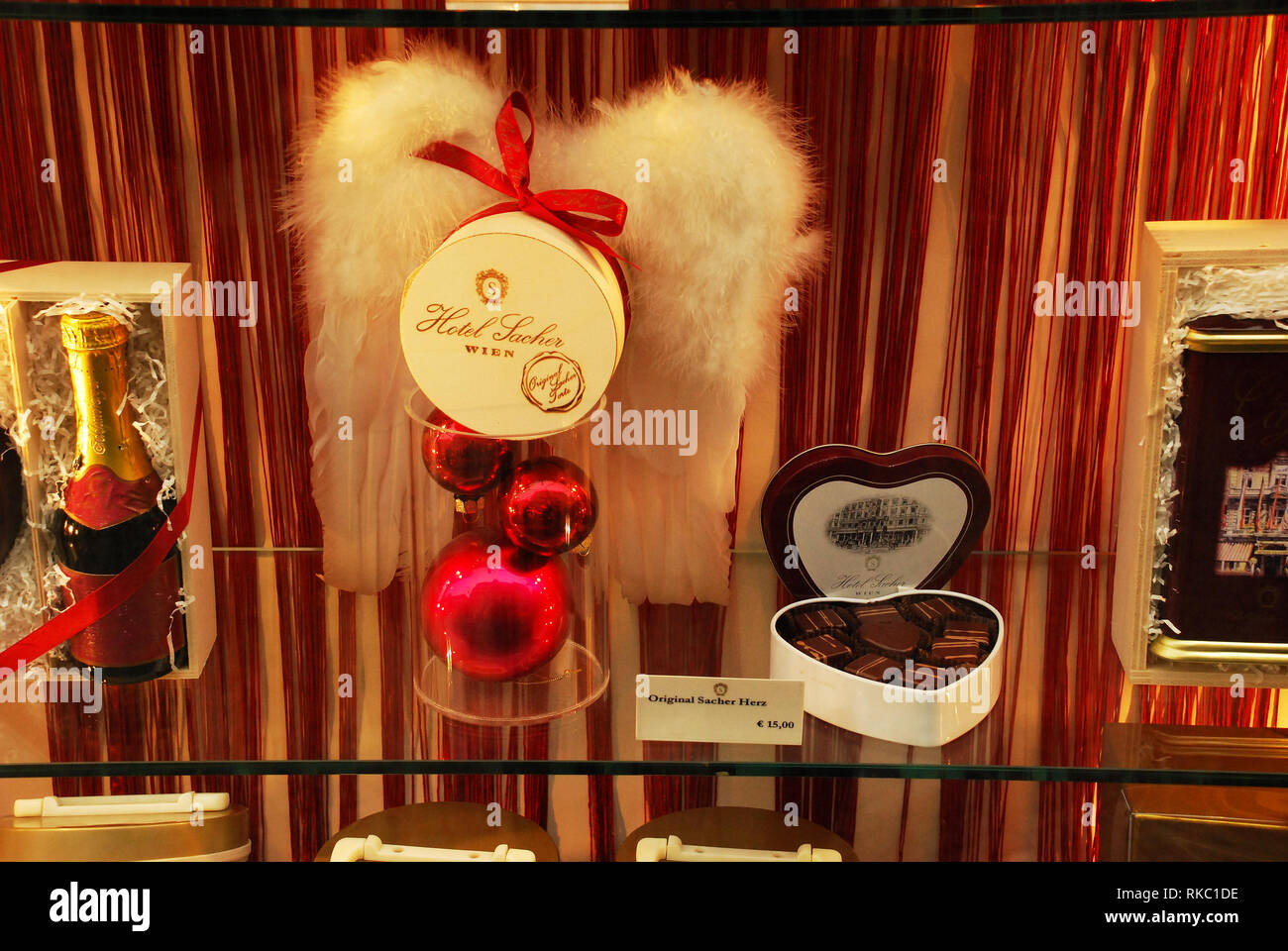 Chocolate Shop Window, Vienna, Austria Stock Photo - Alamy