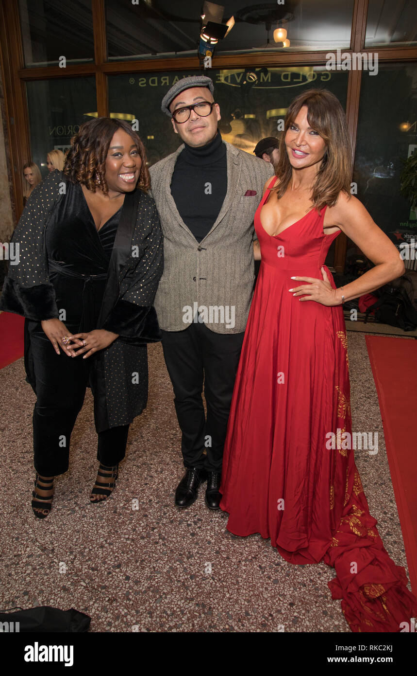 Celebrities arrive at the Gold Movie Awards International Film Festival held at Regents Street ...