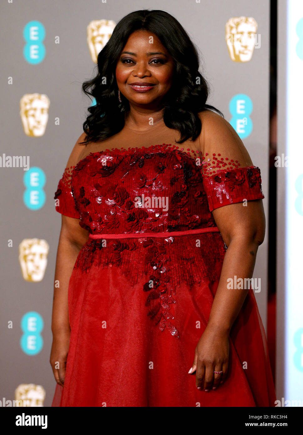 Octavia Spencer attending the 72nd British Academy Film Awards held at ...