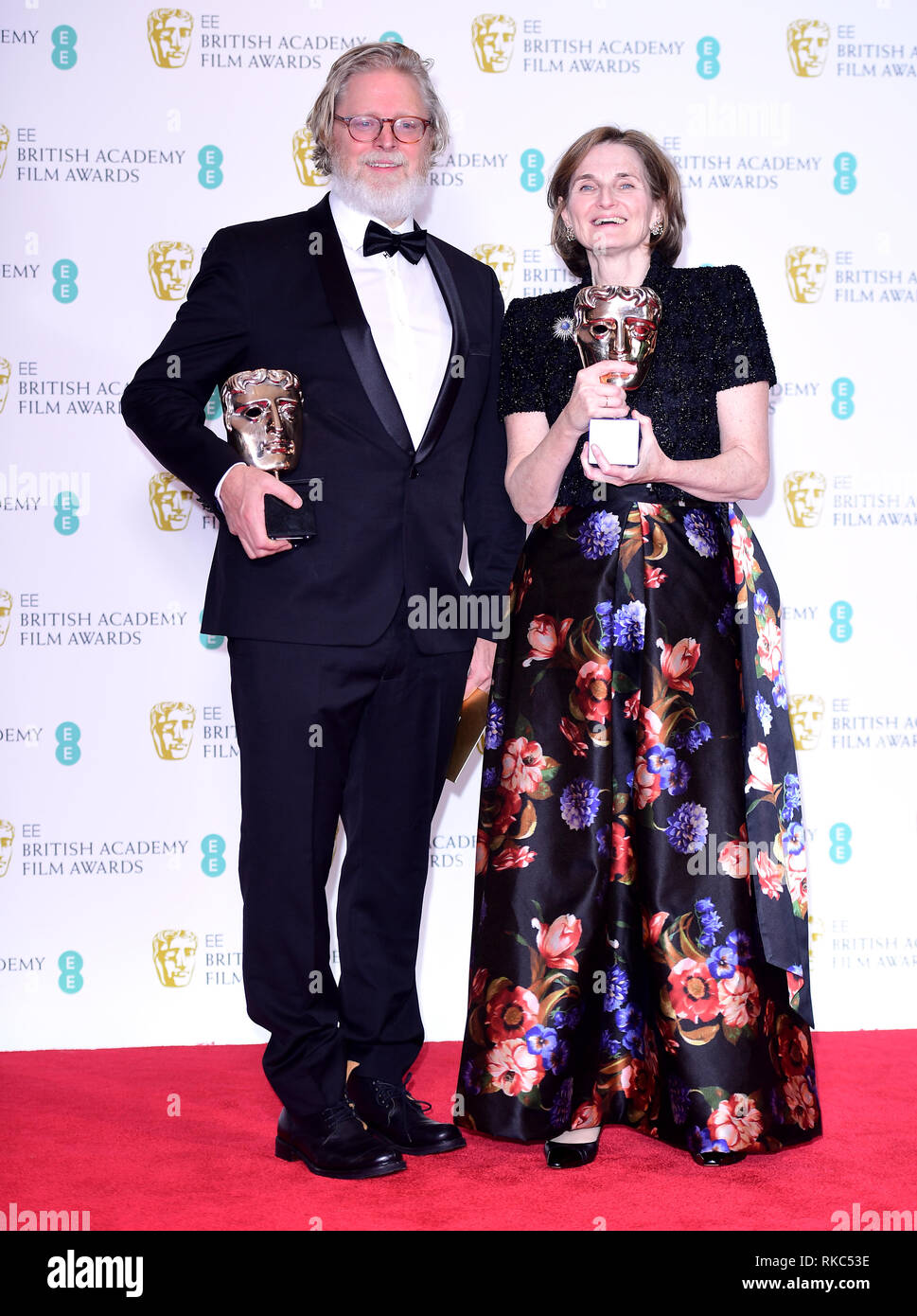Deborah davis at the 72nd british academy film awards hi-res stock ...